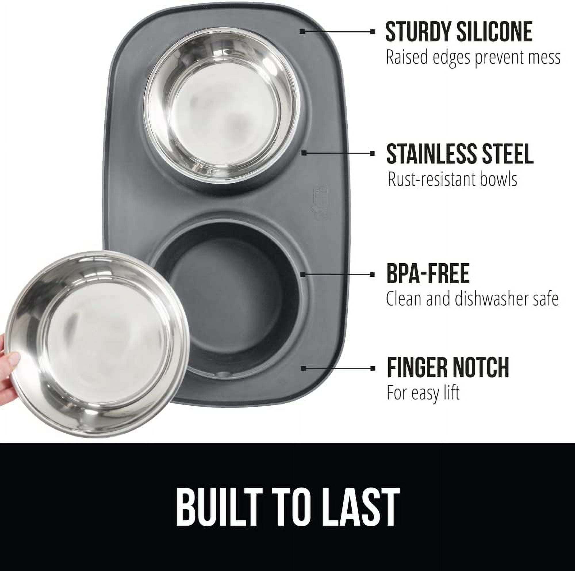 GORILLA GRIP Feeding Mat Set, Patent Pending 100% Waterproof BPA Free ...