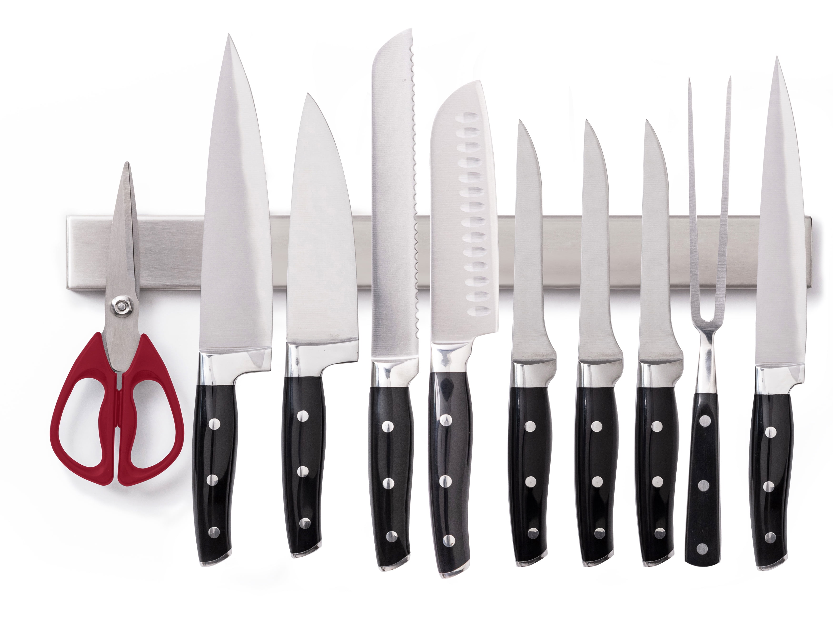 GORILLA GRIP Magnetic Knife Holder, 304 Stainless Steel Wall Mounted ...