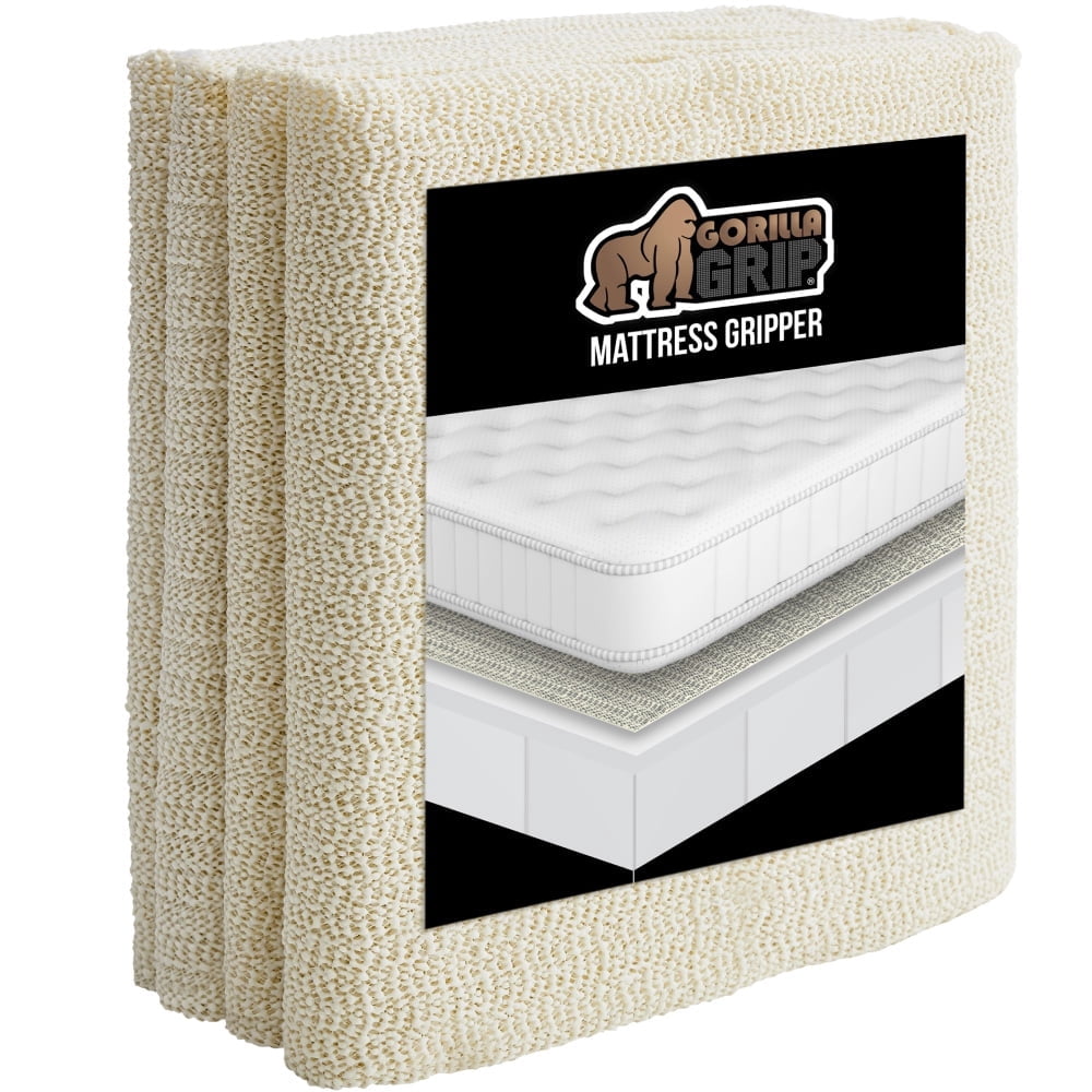 GORILLA GRIP Mattress Slide Stopper and Gripper, Keep Bed Topper Pad ...