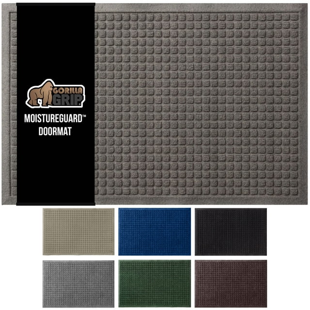 Free Shipping! Gorilla Grip Moisture Guard Doormat, Indoor Outdoor ...