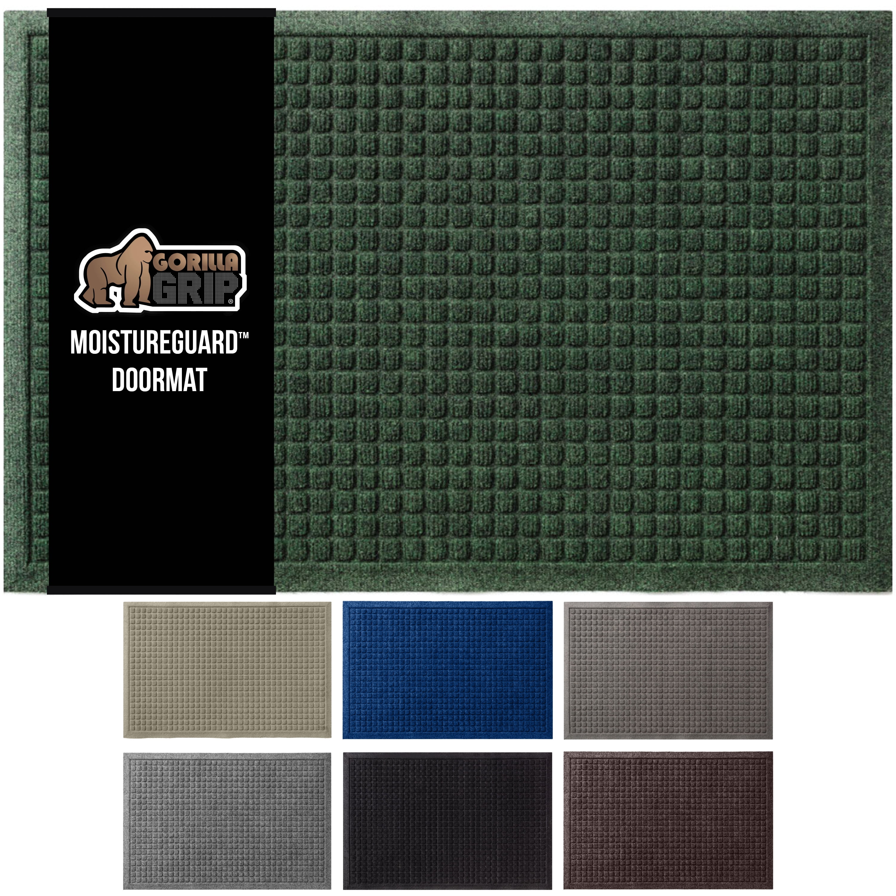 Free Shipping! Gorilla Grip Moisture Guard Doormat, Indoor Outdoor ...