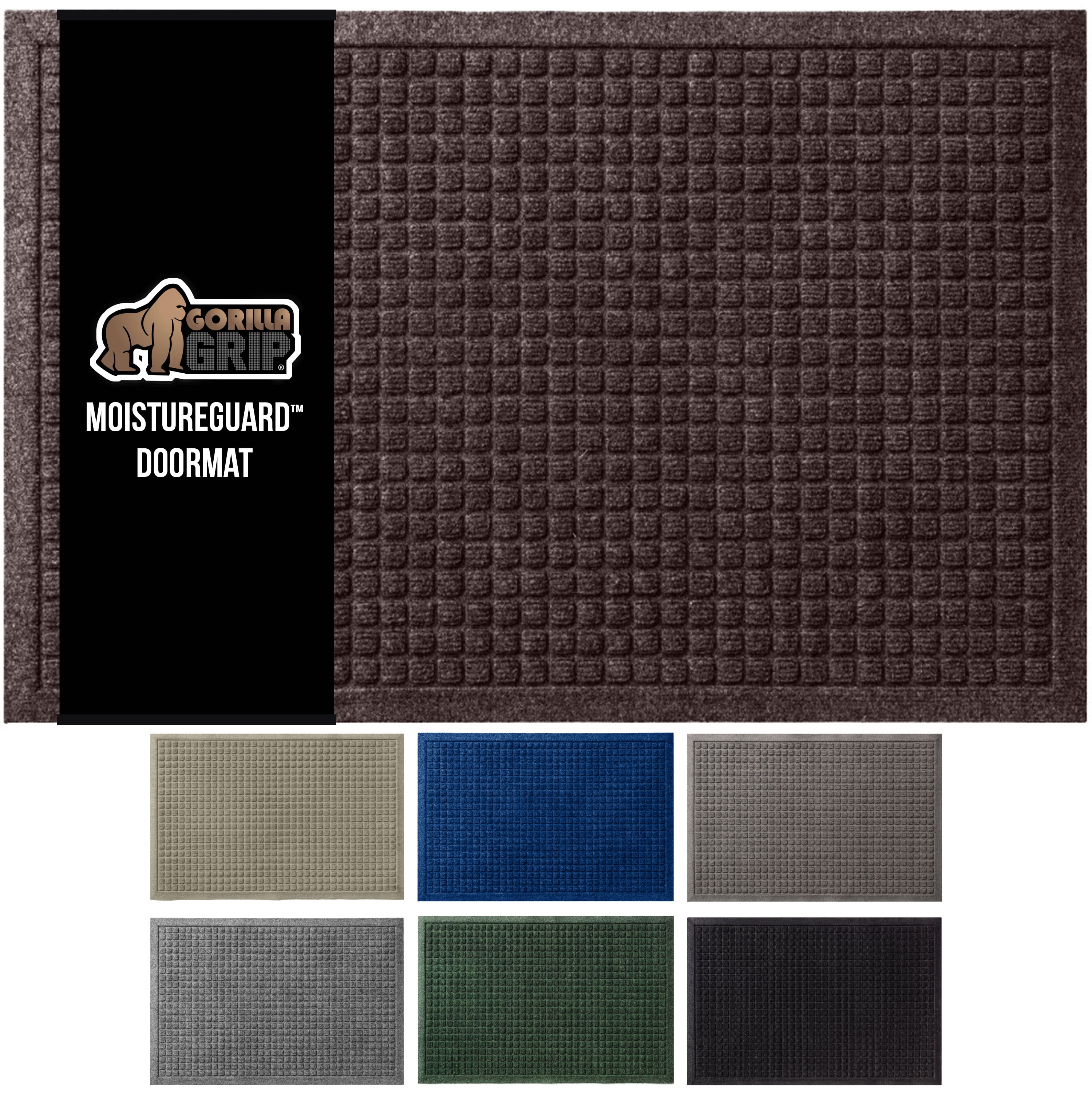 Free Shipping! Gorilla Grip Moisture Guard Doormat, Indoor Outdoor ...