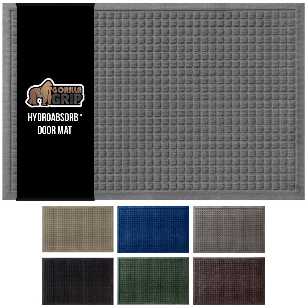 Free Shipping! Gorilla Grip Moisture Guard Doormat, Indoor Outdoor ...
