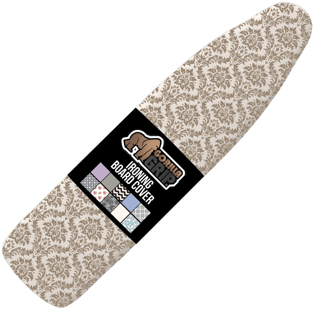 GORILLA GRIP Scorch Resistant Ironing Board Cover, Silicone Coating ...