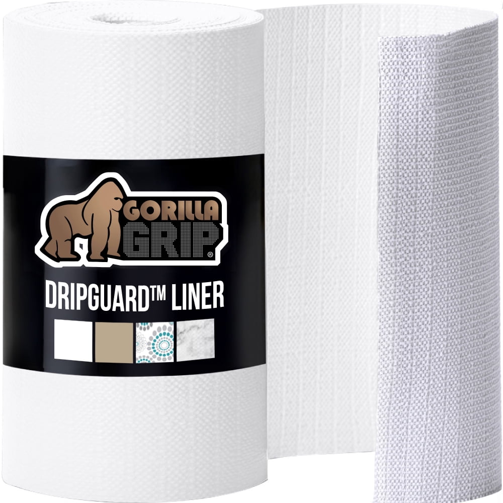 GORILLA GRIP Shelf Liner for Kitchen Cabinets Non Adhesive 12x240 Inch ...