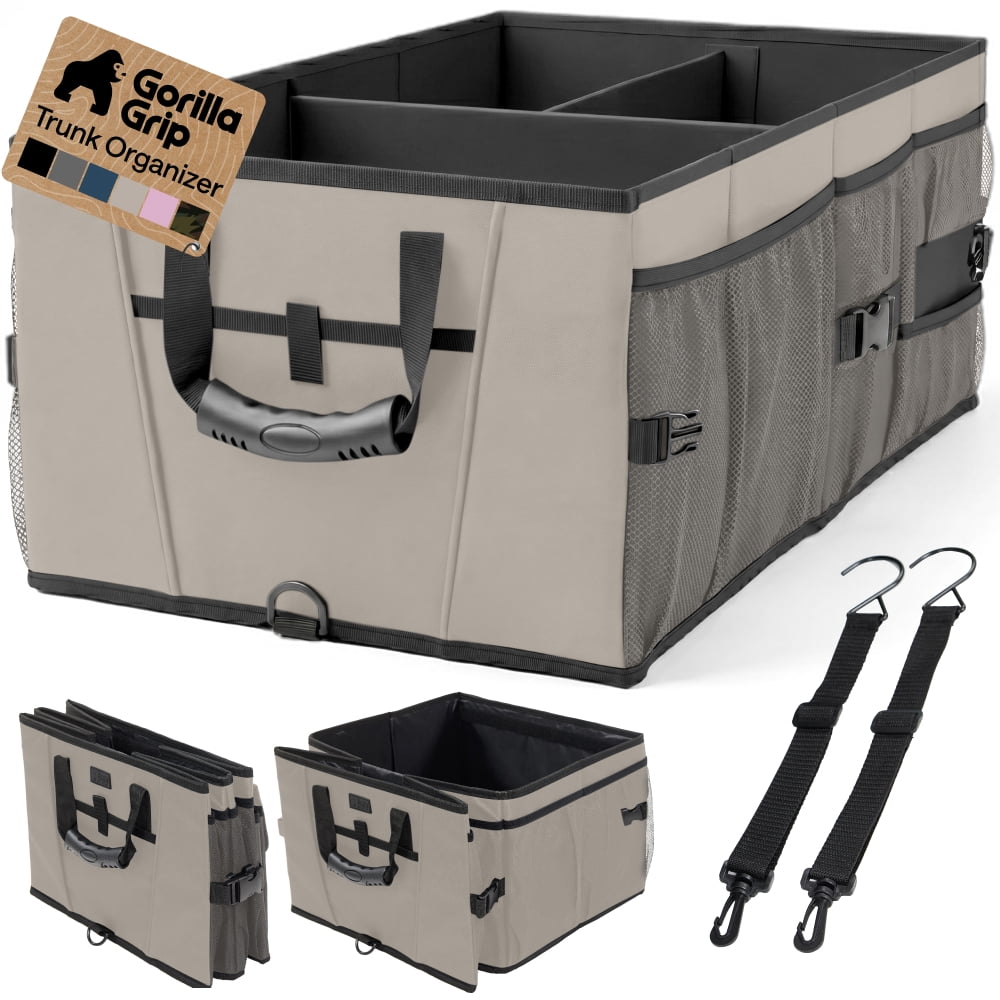 GORILLA GRIP Trunk Storage Organizer, Collapsible Container for Car ...