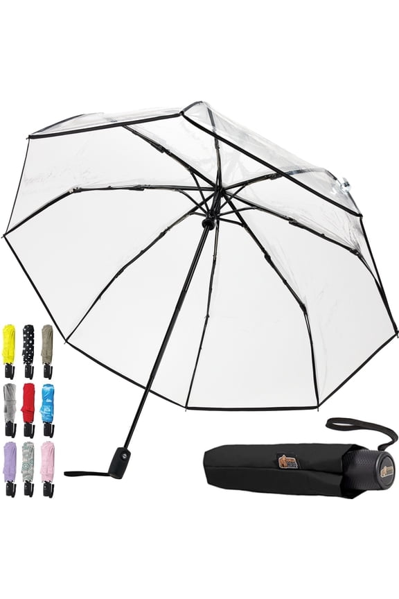 Clear Compact Umbrella