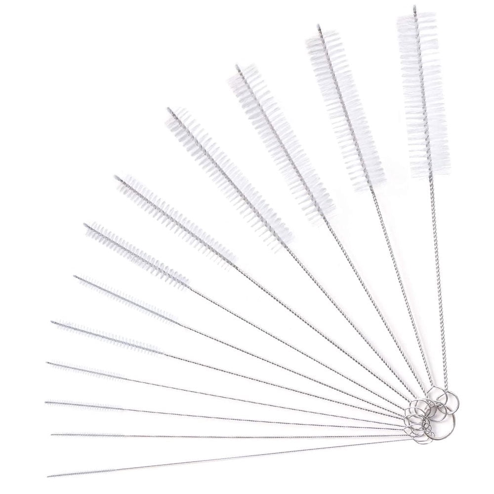 acdanc Small Cleaning Bottle Brush Set, Flexible Straw Scrub Brushes ...