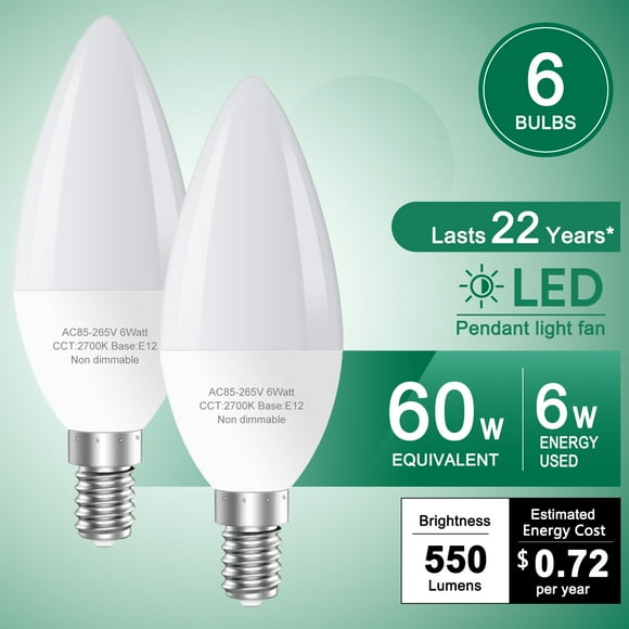 Ceiling Fan Light Bulbs in Decorative Light Bulbs - Walmart.com