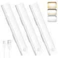 G GOSCHE Under Cabinet Lighting, 30 LED Wireless USB Rechargeable ...
