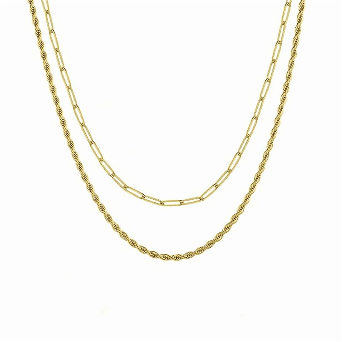 GOSFRY Dainty 14k Gold Plated Snake Chain Choker Necklaces Simple ...