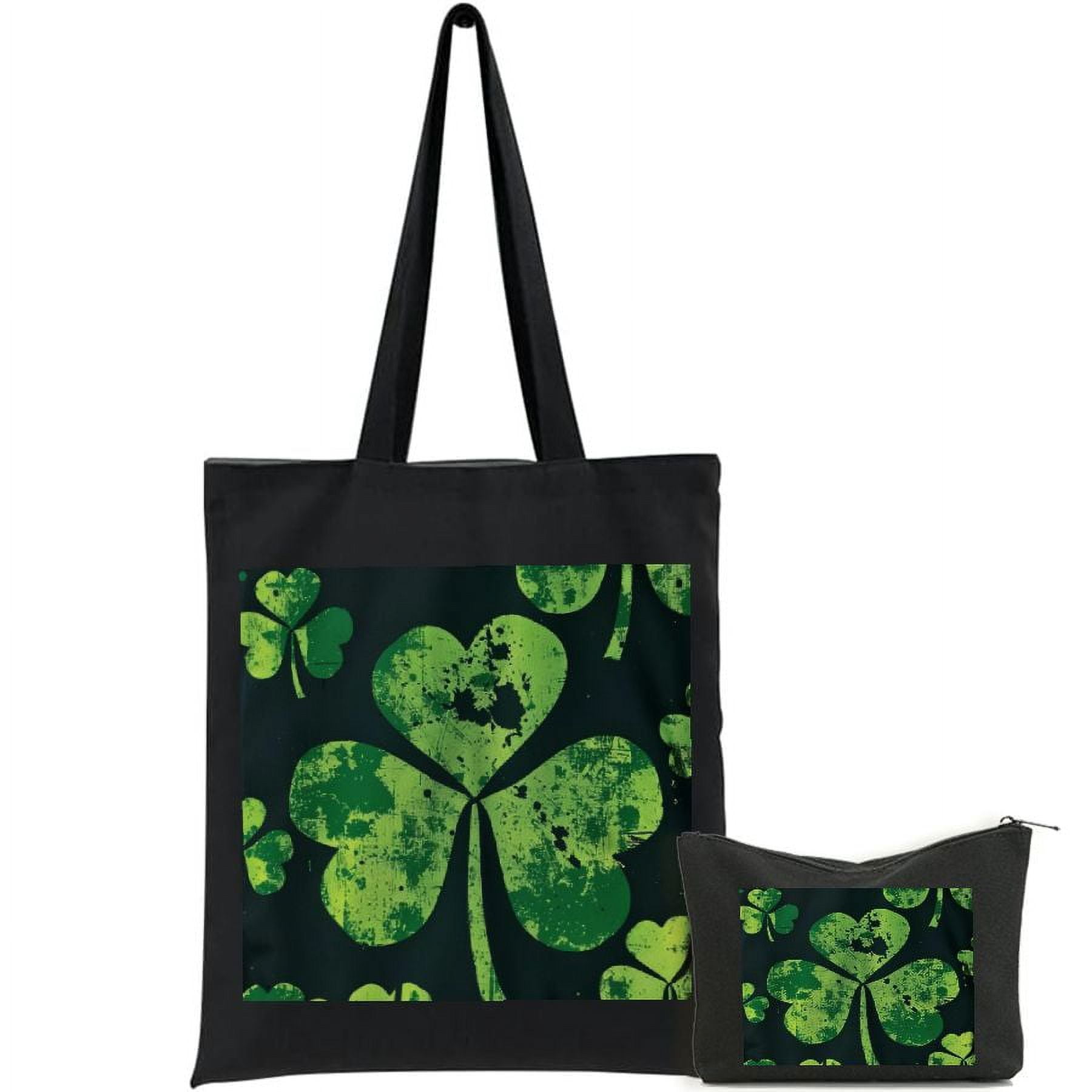GOSMITH 2 Pcs Canvas Tote Bags Cute Aesthetic Tote Bags with Zipper ...