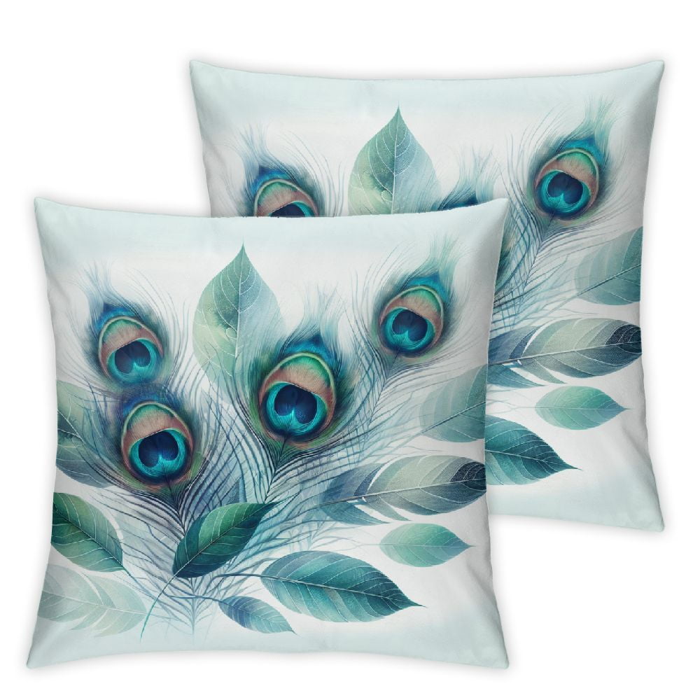 GOSMITH 2-Piece Short Plush Pillowcase Set - High-Quality Floral ...