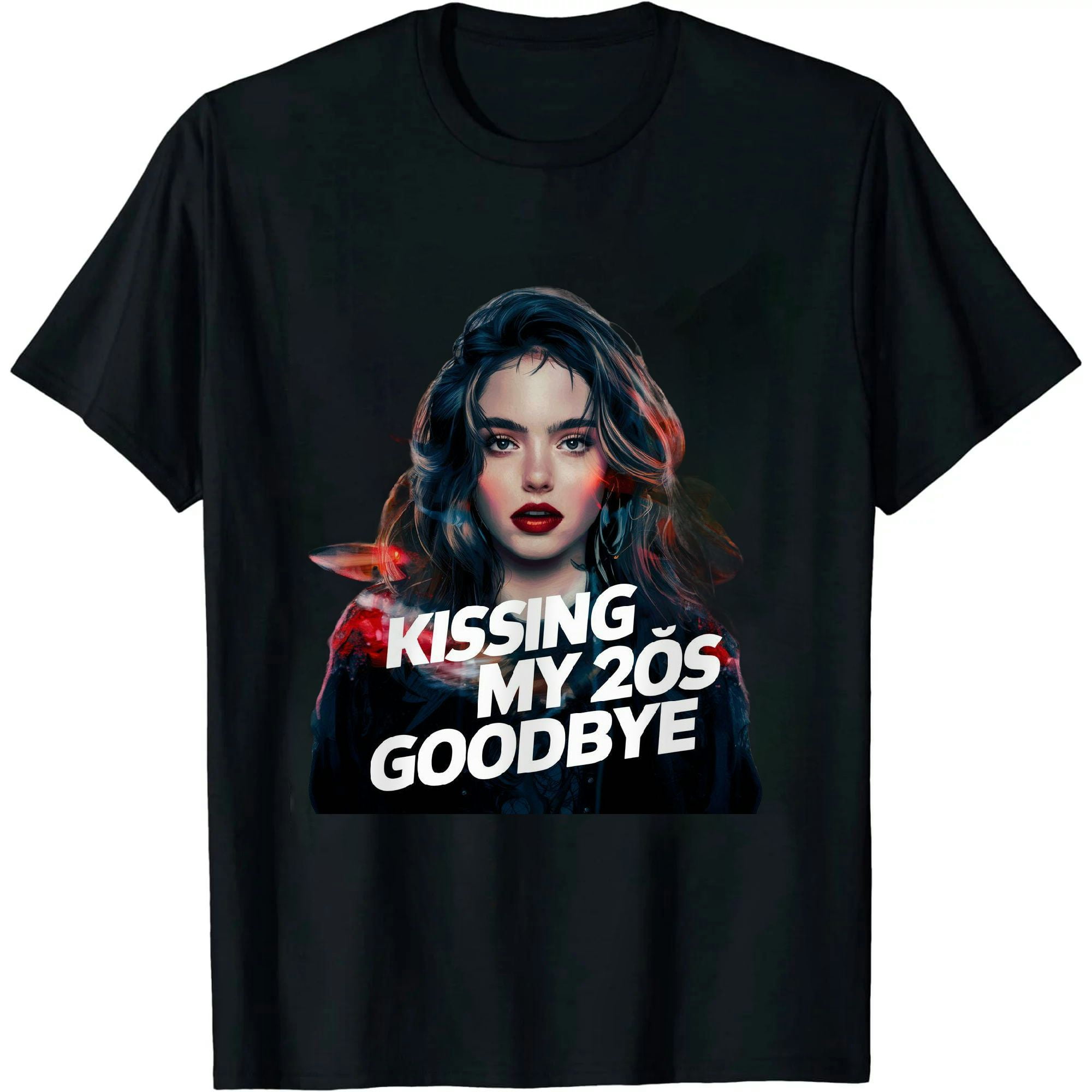GOSMITH 30th Birthday Kissing My 20s Goodbye Flirty Turning 30 T-Shirt ...