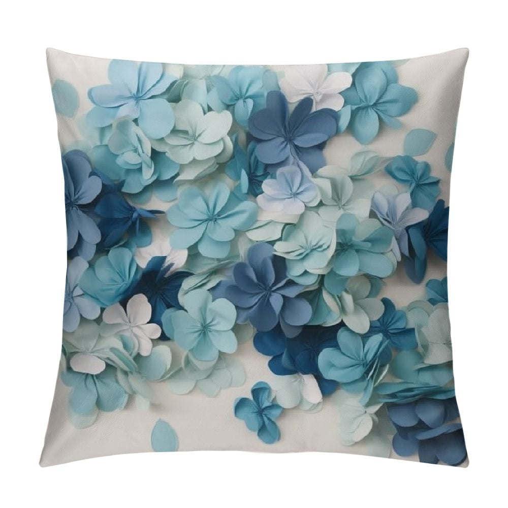 GOSMITH 3D Flower Pillow Covers Aesthetic Decorative Throw Pillow ...