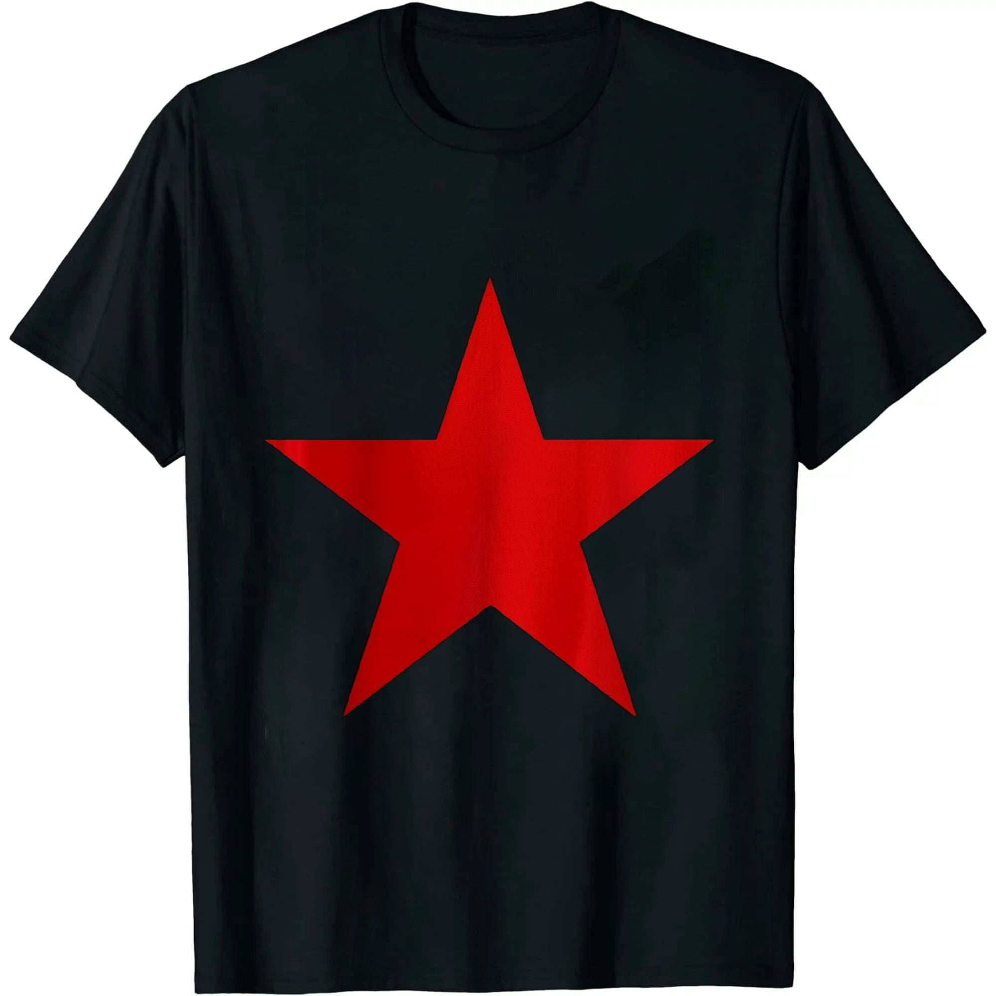 GOSMITH 5 Point Red Star Design - Red Star T-Shirt - Walmart.com