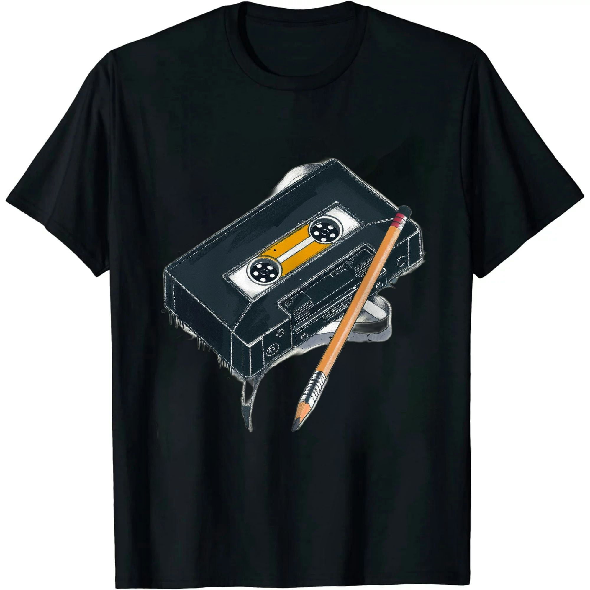 GOSMITH 80s Cassette Tape Pencil 1980s Retro Vintage Throwback Music T ...