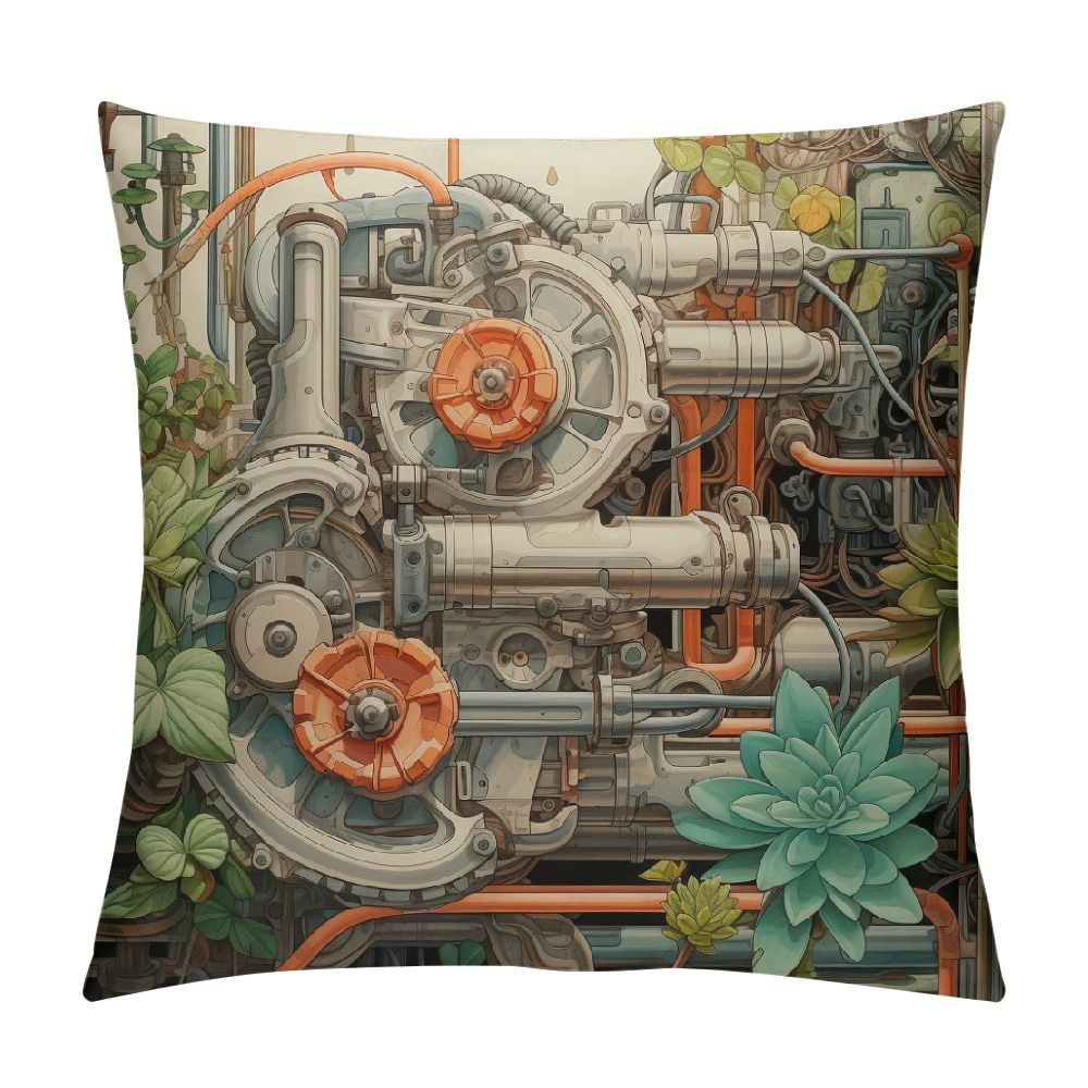 GOSMITH Abstract Art Mid Century Modern Throw Pillow Covers Colorful ...