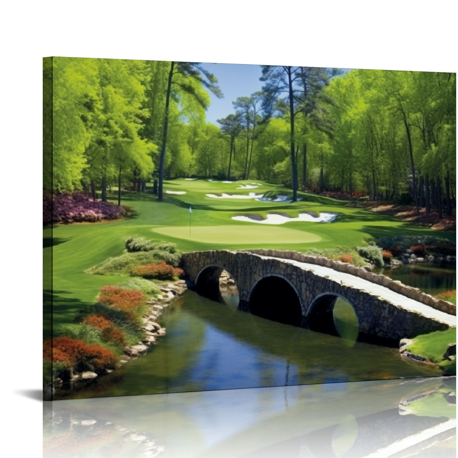 GOSMITH Augusta National Golf Course Golf Club Poster Canvas Picture HD ...