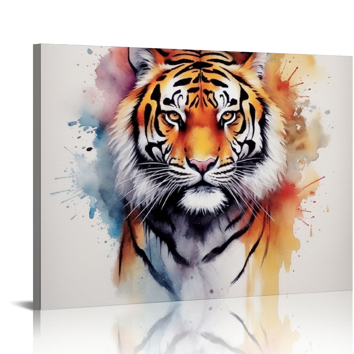 GOSMITH Bengal Tiger Wall Art Art Print, Tiger Wall Art, Vintage Wall ...