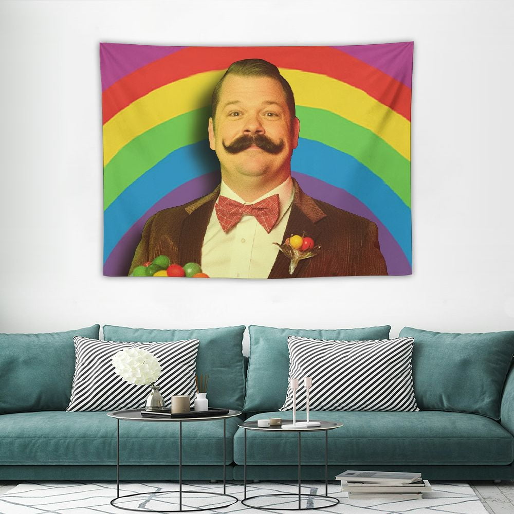 GOSMITH Bertram Flag Funny Tapestry For Bedroom College Dorm Room ...