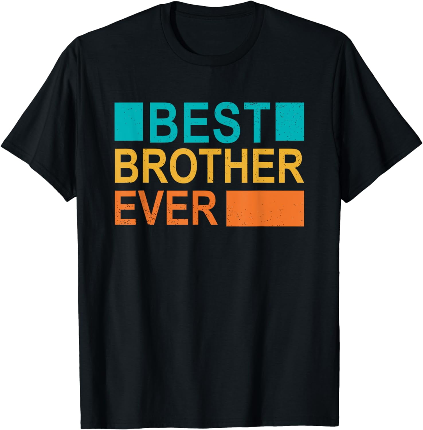 GOSMITH Best Brother Ever Super Brother T-Shirt black - Walmart.com