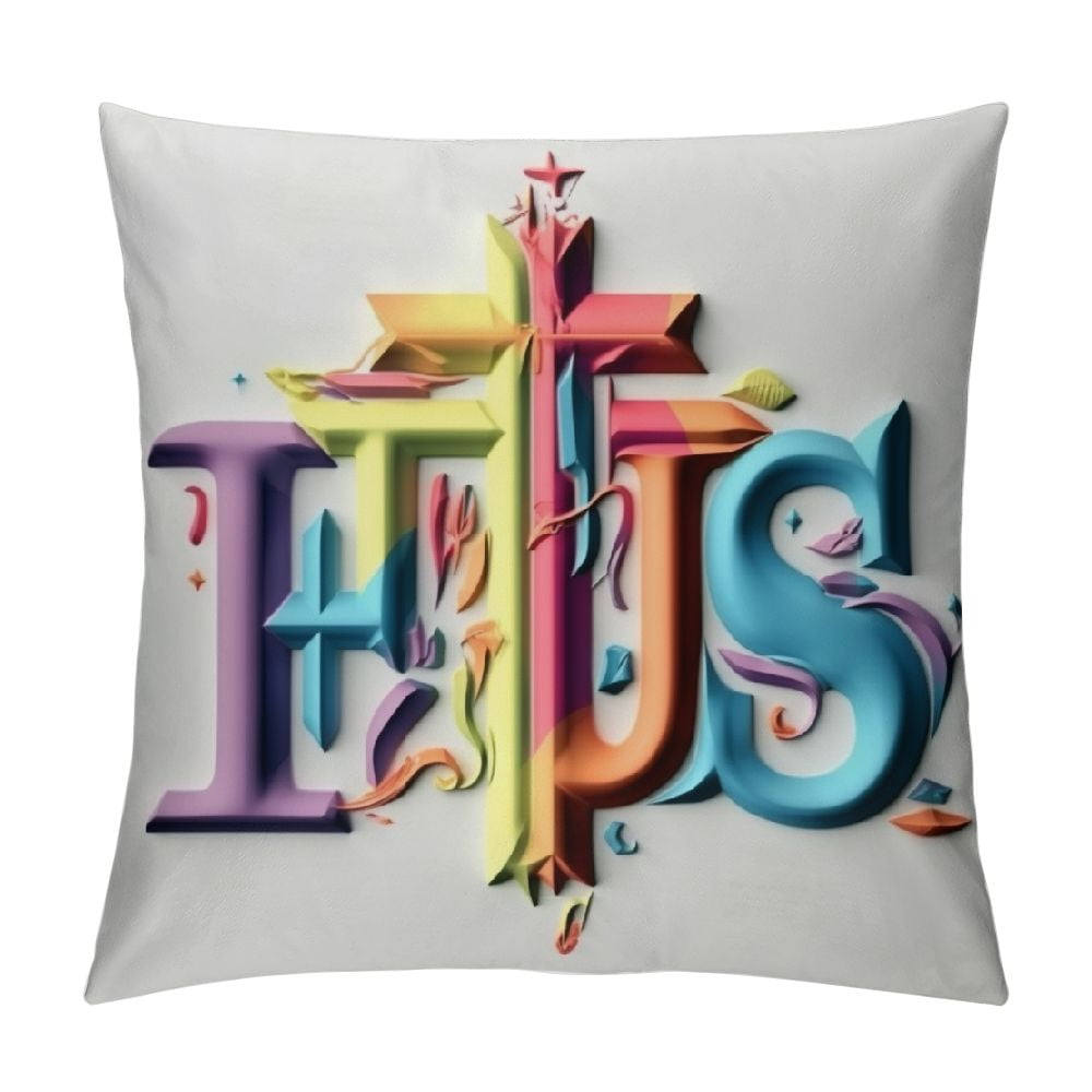 GOSMITH Bible Verse Pillow Covers Cushion Case, Christian Gifts ...