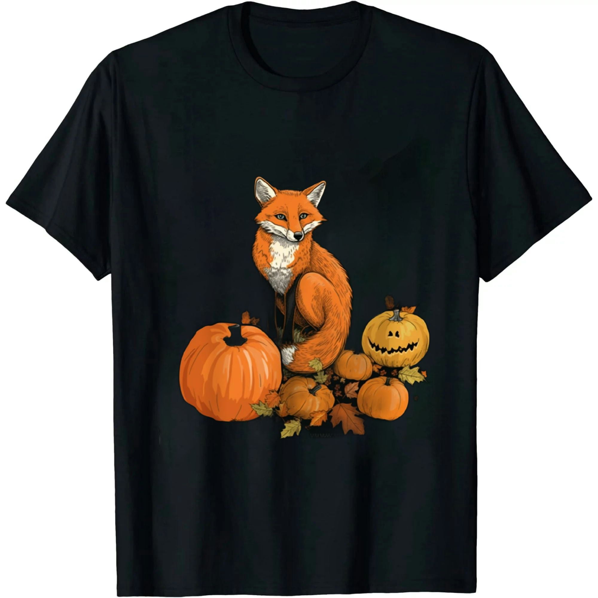 Leisuo Fox Shirts for Women Men Animal Autumn Fall Season T-Shirt 0364 ...