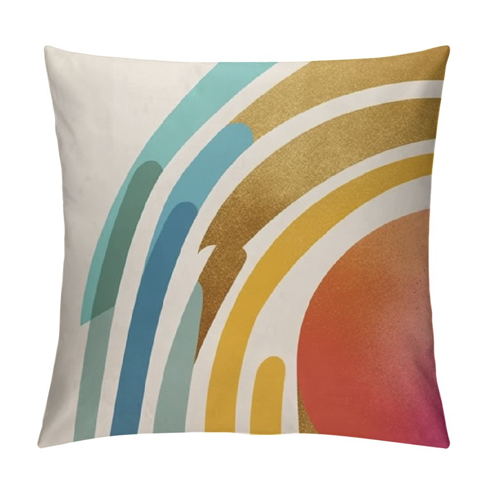 GOSMITH Bohemia Sun Sunrise Sunset Mountains Tropical Plant Rainbow ...