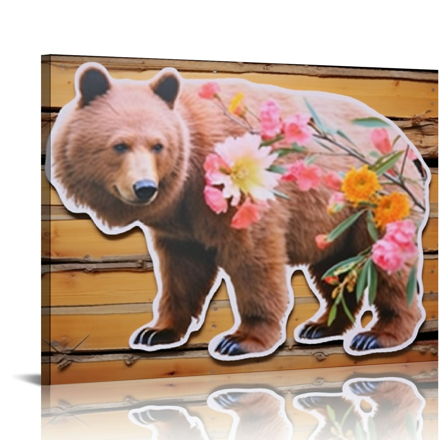 GOSMITH Canvas Print Picture Creative Bear Wall Art Painting Manuka ...