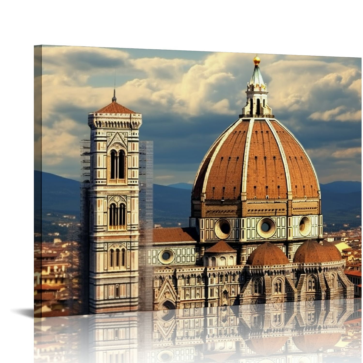 GOSMITH Canvas Wall Art Florence Cathedral Italy Posters Pictures Wall ...