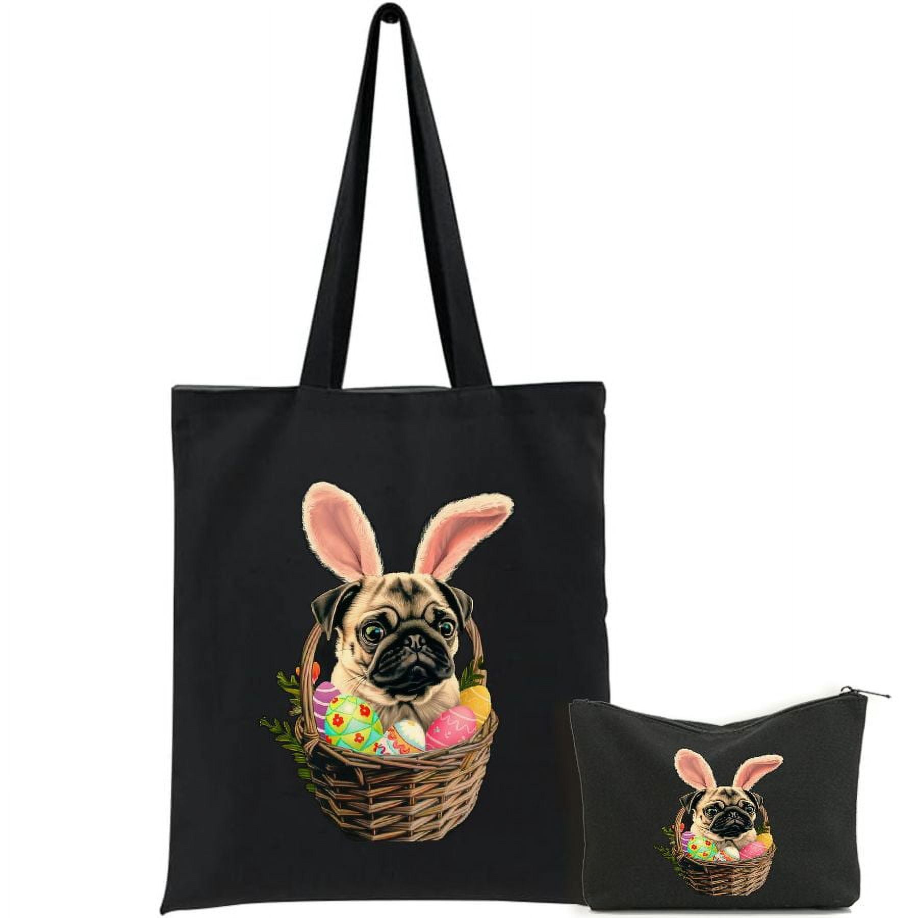 GOSMITH Carrying Computers 2 Pcs Canvas Tote Bags Cute Aesthetic Tote ...