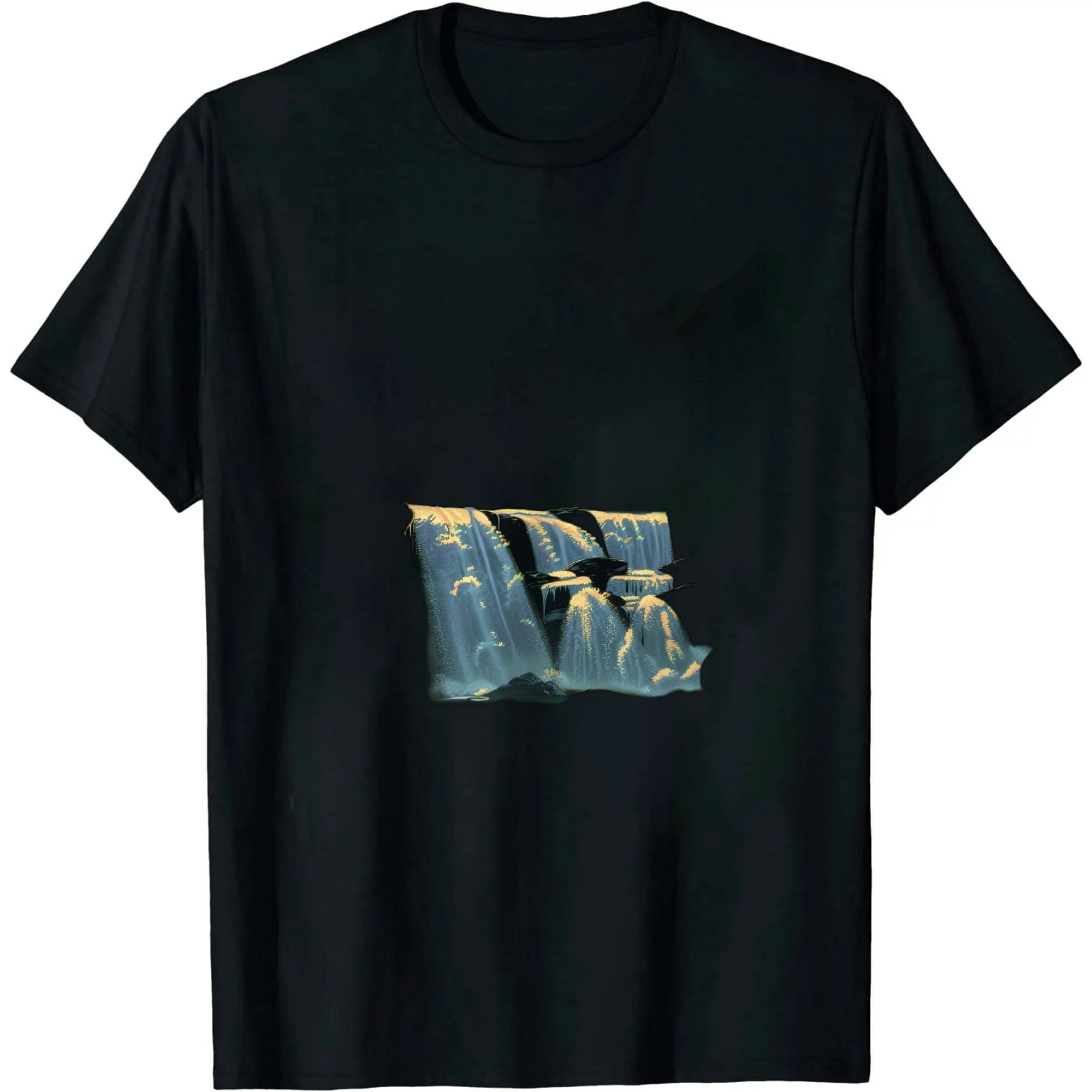 Leisuo Cascade with cool Sunset for Lakes and Waterfalls Lovers T-Shirt ...