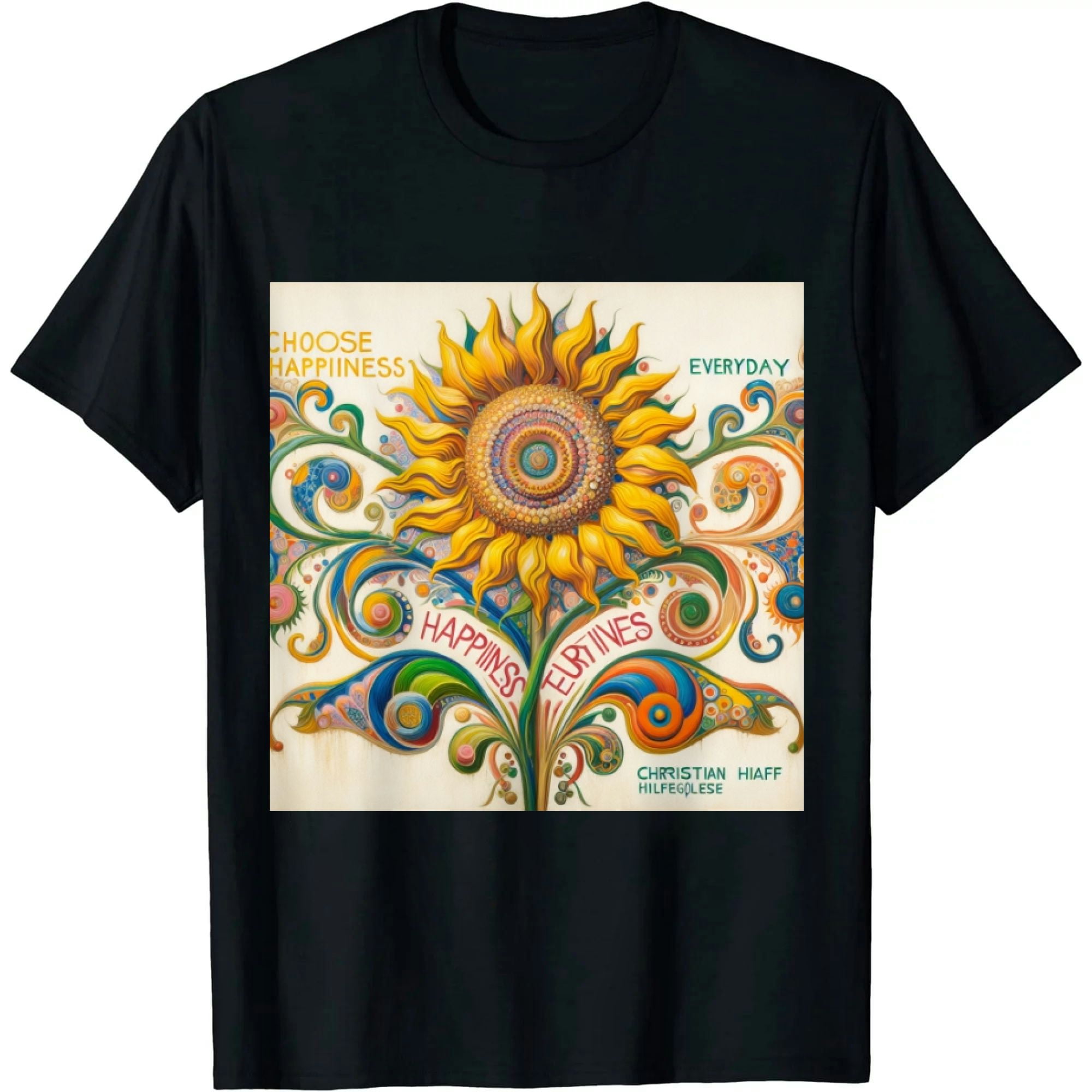 GOSMITH Choose Happiness EveryDay Daily Inspirational Motivational T ...