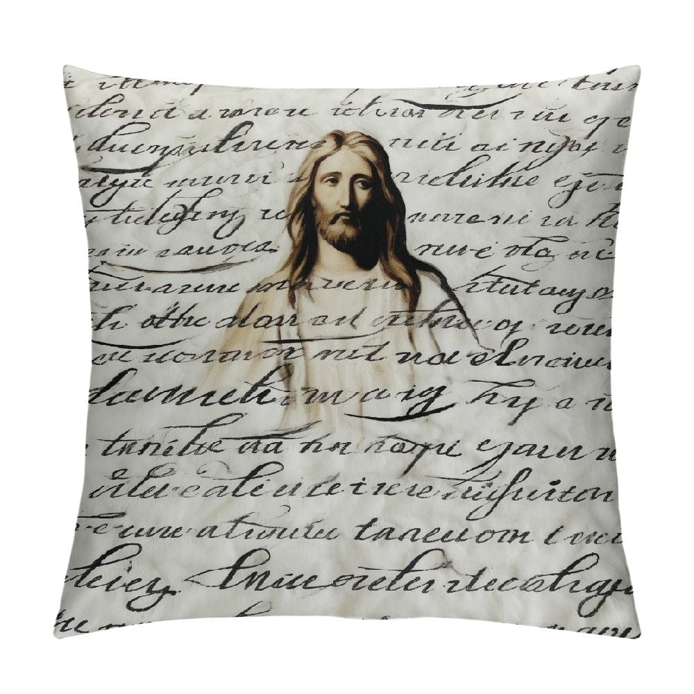 GOSMITH Christian Jesus Decor Pillow Covers,Jesus Pillow Covers I Speak ...
