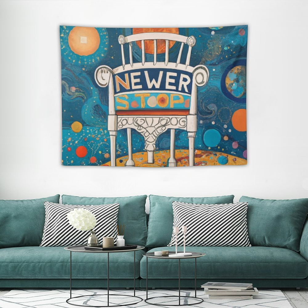 GOSMITH Classroom Science Cute Planet tapestry 40x30 inch Space Galaxy ...