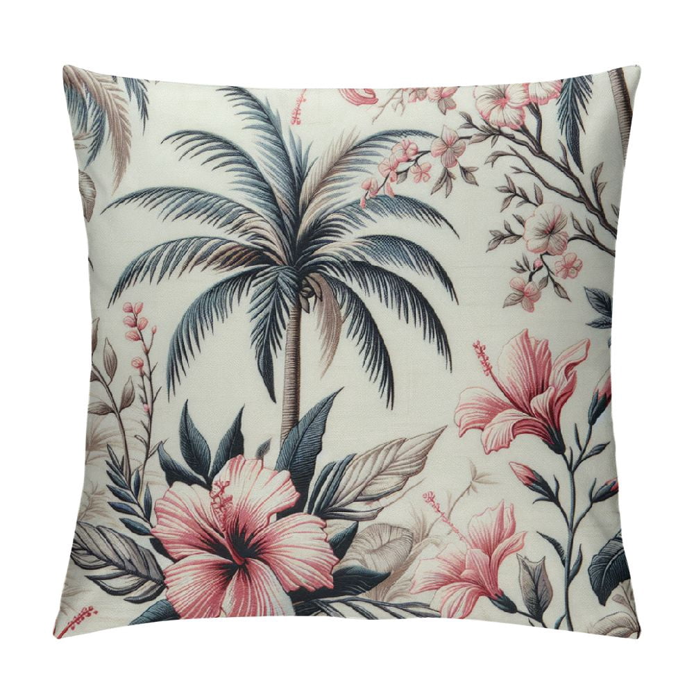 Leisuo Coconut Tree Hibiscus Body Pillow Cover Pillow Covers Pillowcase ...
