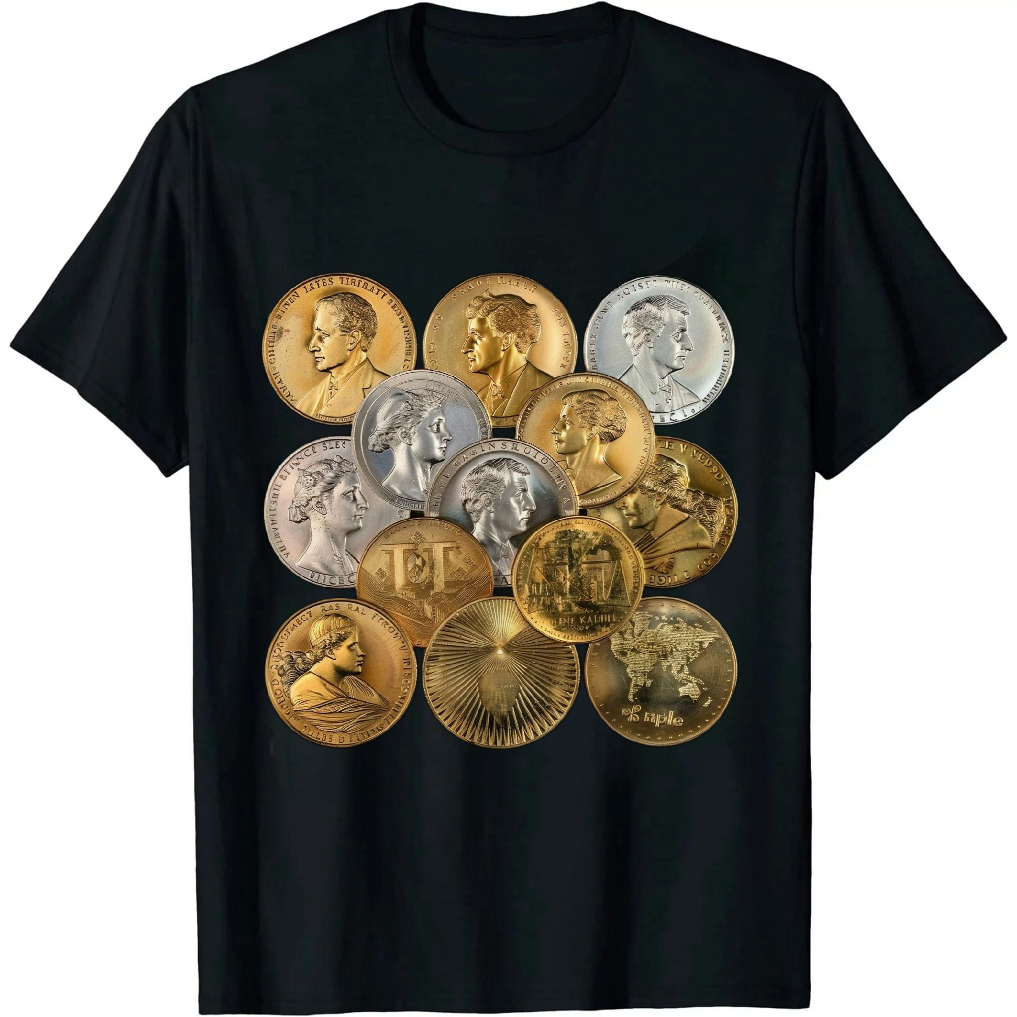 GOSMITH Coin Collecting T-Shirt - The Golden Era of U.S. Coins ...