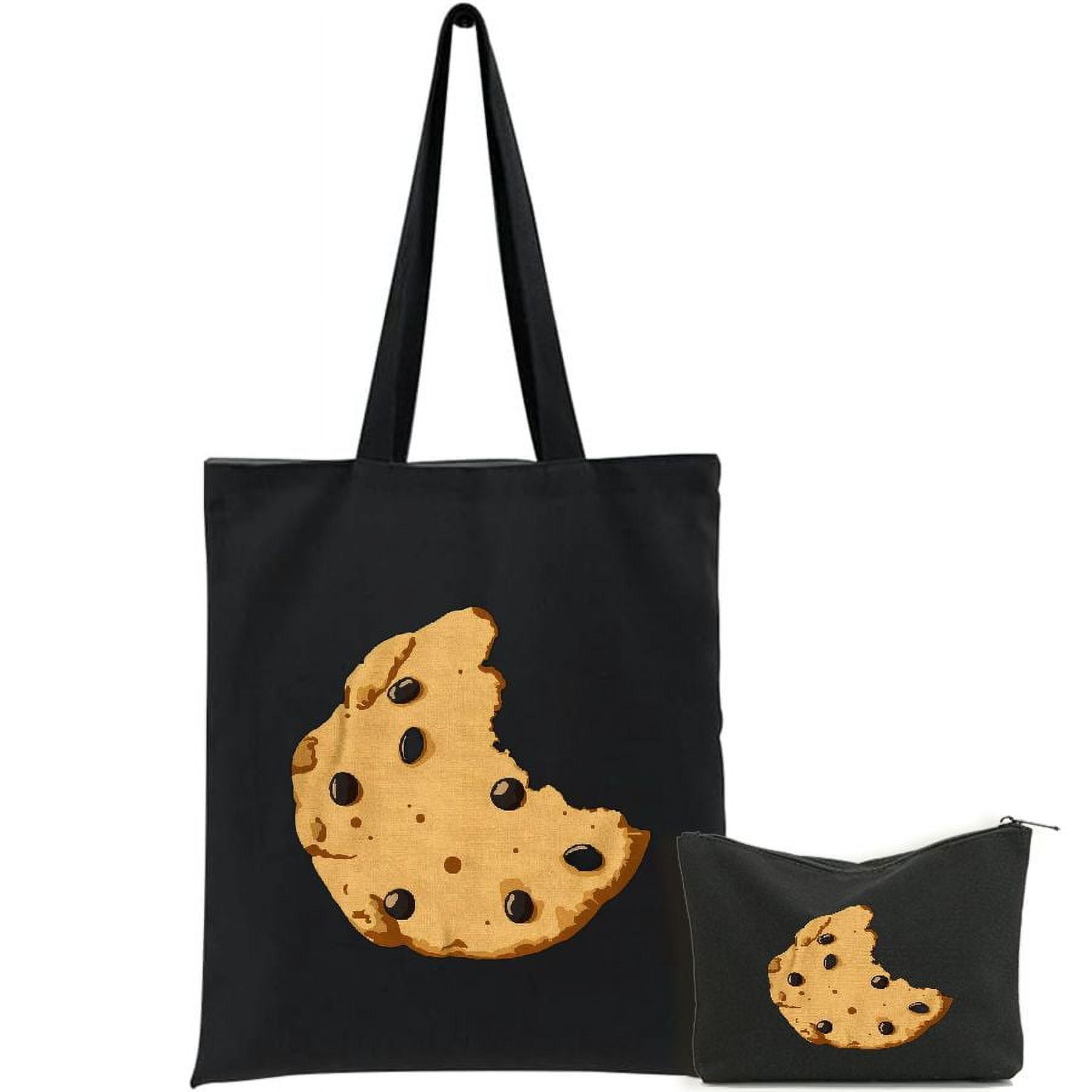 GOSMITH Cookie Matching Couples Best Friends 2 Pcs Canvas Tote Bags ...