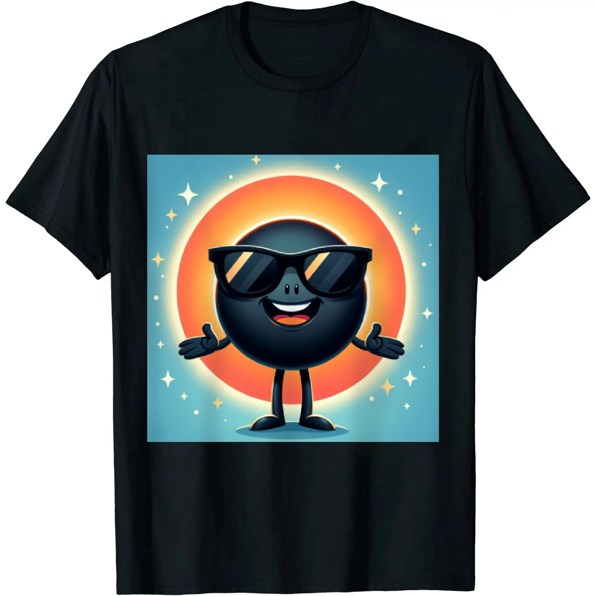 GOSMITH Dab Sun Solar Eclipse 2024 Totality April 8 Men T-Shirt ...