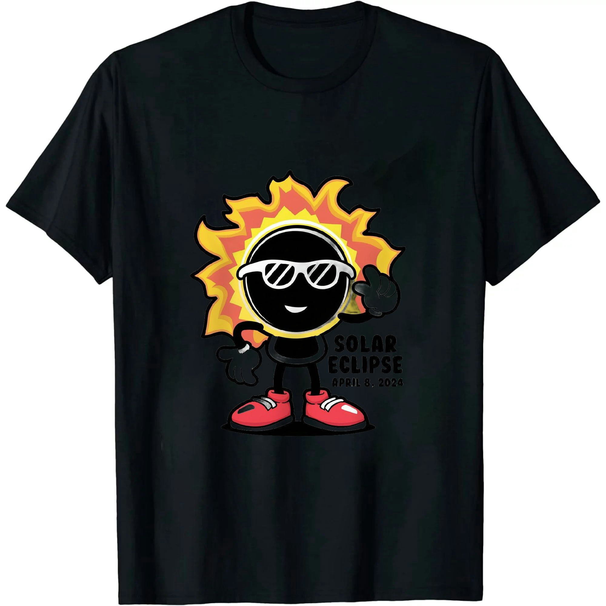 GOSMITH Dab Sun Solar Eclipse 2024 Totality April 8 Men T-Shirt ...