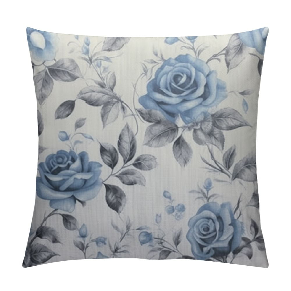GOSMITH Decorative Throw Pillow Cover for Couch Sofa,Black White with ...