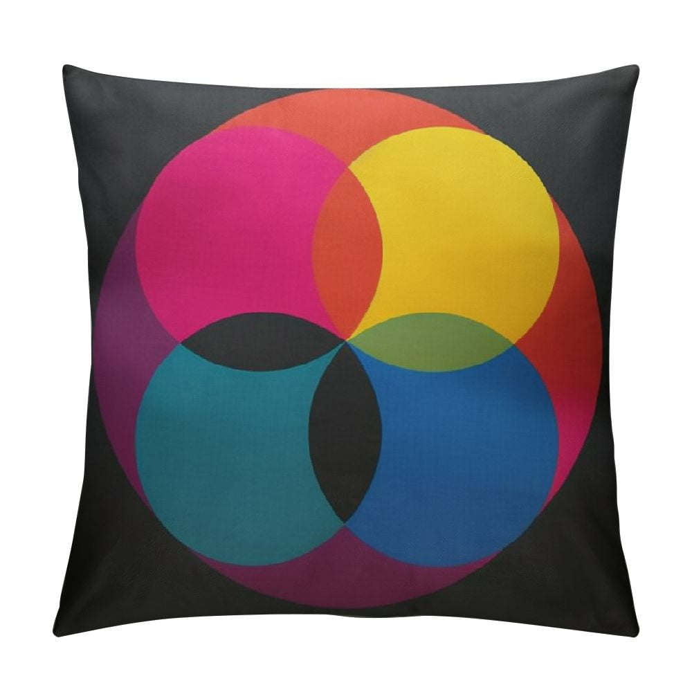 GOSMITH Decorative Throw Pillow Cover for Couch Sofa,Spa Flower of Life ...