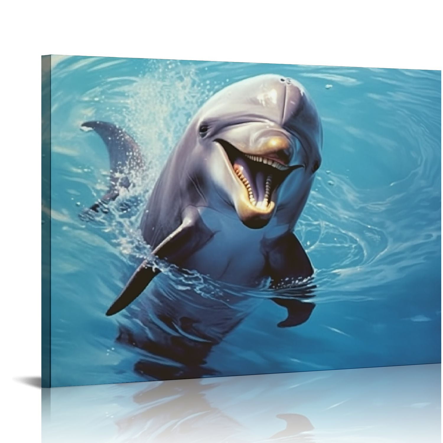 GOSMITH Dolphin Underwater Ocean Animal Wall Decor Art Print Poster ...