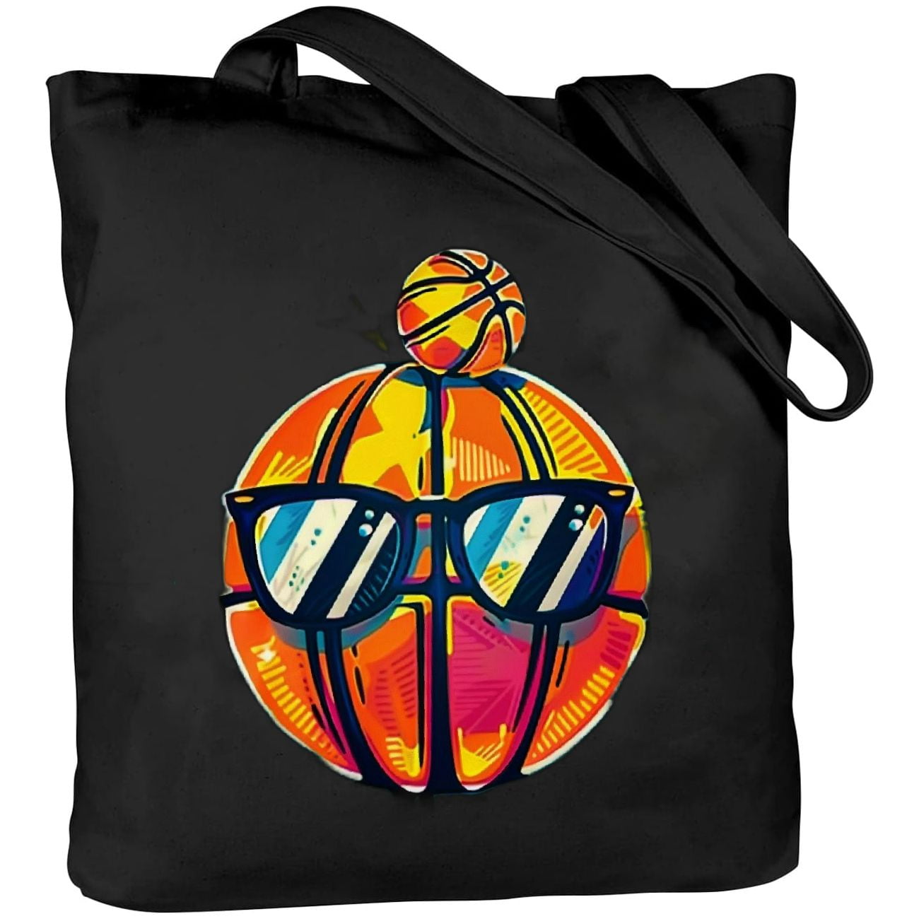 GOSMITH Easter Egg Playing Basketball Sports Boys Men Canvas Tote Bags ...