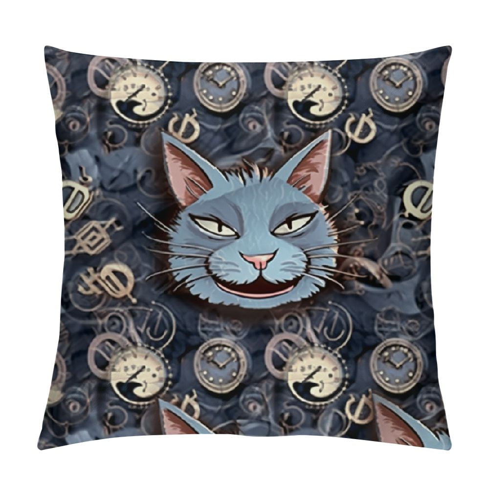 GOSMITH Emoji Throw Pillow Cushion Cover, Modern Graffiti Design of ...