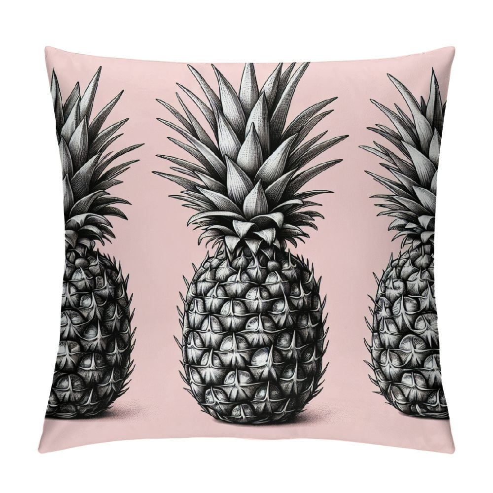 GOSMITH Enjoy Summer Time Tropical Fruit Yellow Watercolor Pineapple ...
