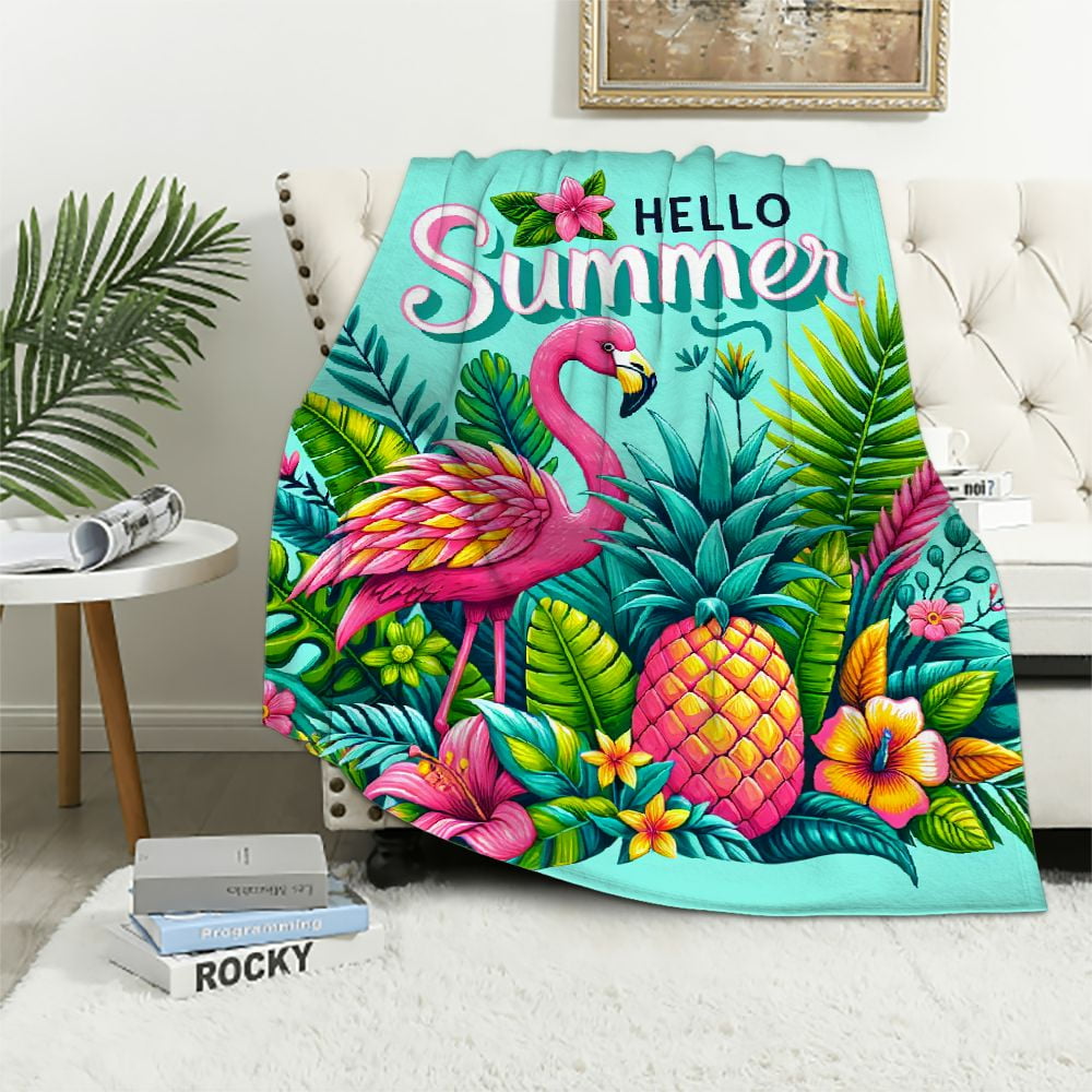 GOSMITH Exquisite Gifts Hello Summer Pineapple Hot Pink Flamingo ...