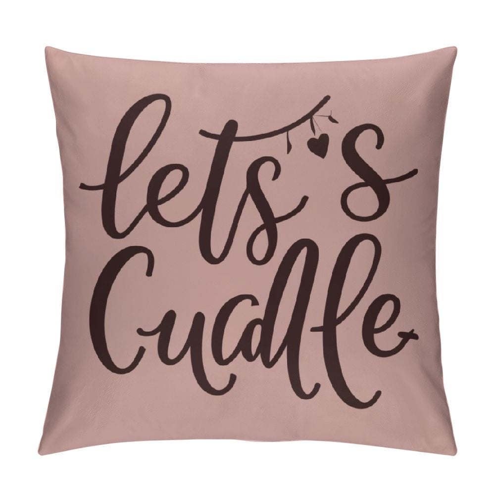 GOSMITH Farmhouse Pillow Covers with Let’s Cuddle QuoteFarmhouse Rustic ...