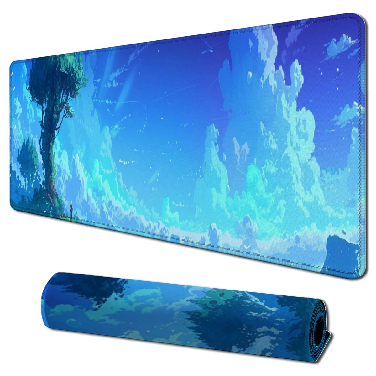 GOSMITH Final Fantasy Background Cartoon Style Blue Green Purple ...